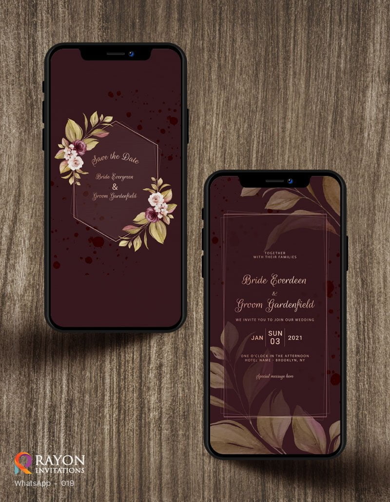 Wedding Cards & Invitation Cards | Rayon Invitations