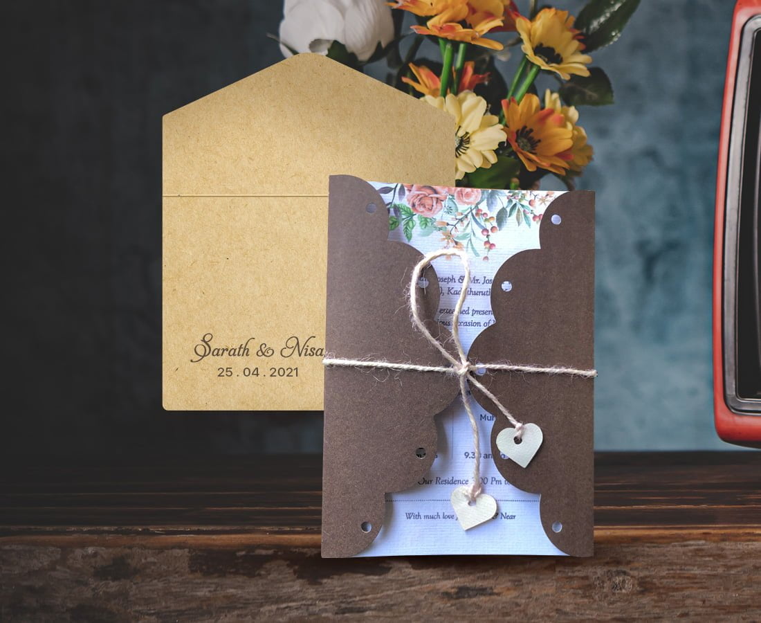 Laser Cut Invitation Cards | Rayon Invitations | Wedding Cards & Printing