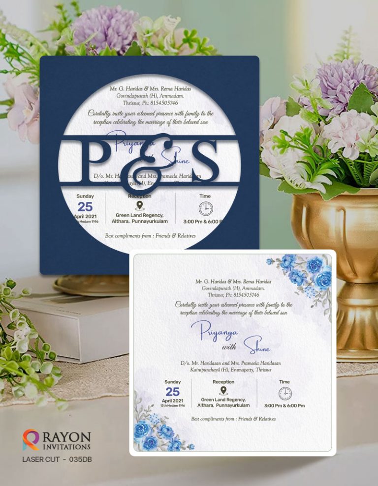 Rayon Invitations | Wedding Cards & Printing in Thrissur
