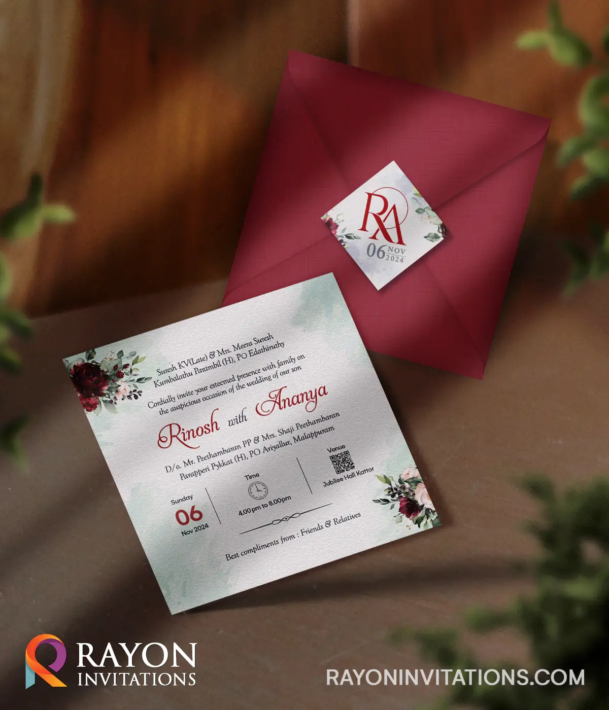 Wedding Cards & Invitation Cards | Rayon Invitations