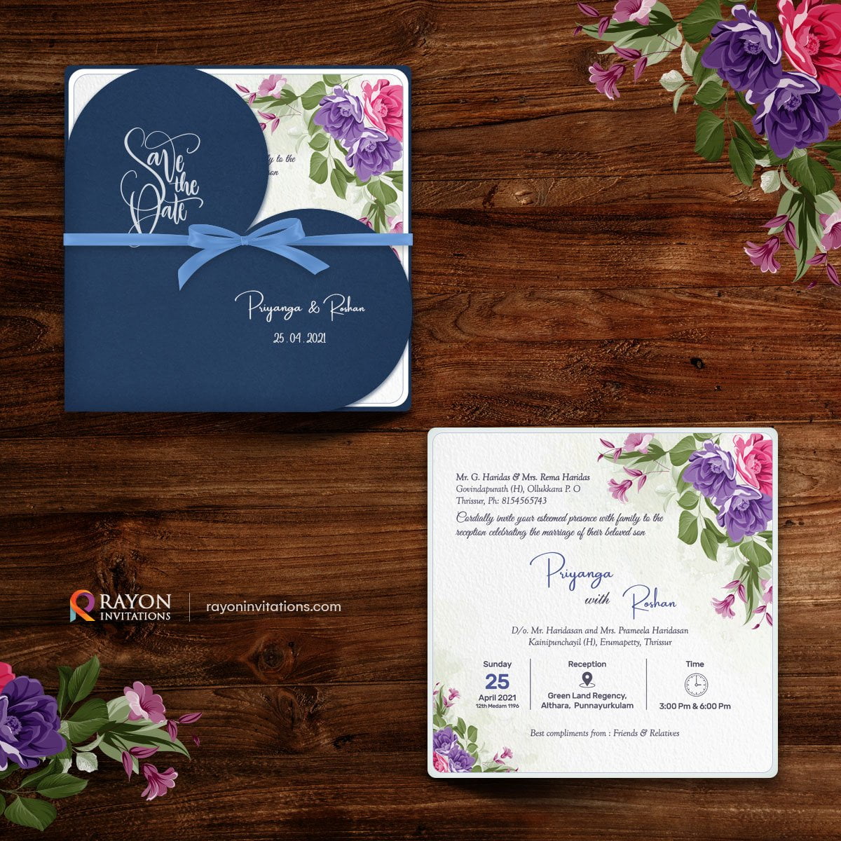 Wedding Cards Assam, Invitation Cards| Rayon Invitations