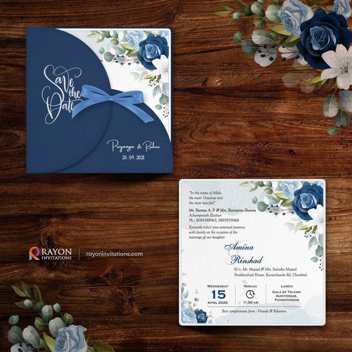 Wedding Cards Sikkim | Rayon Invitations